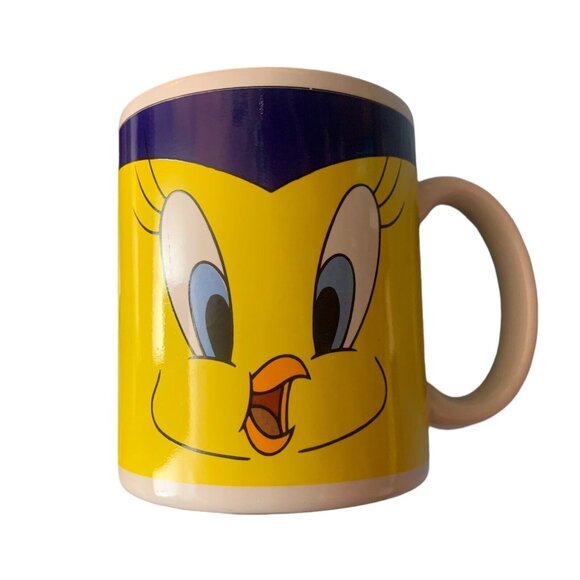 Vintage | Dining | Vintage Looney Tunes Tweety Bird Coffee Cup Oz ...